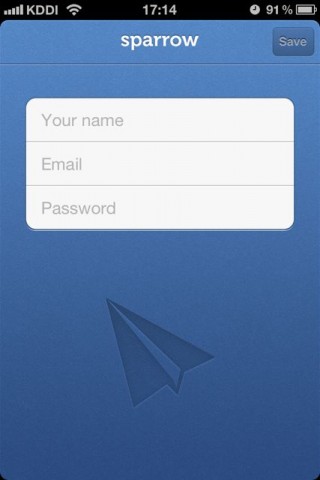Sparrow: 驚愕のメールアプリ。ReederやFacebookっぽい使い勝手に感動。 | AppBank