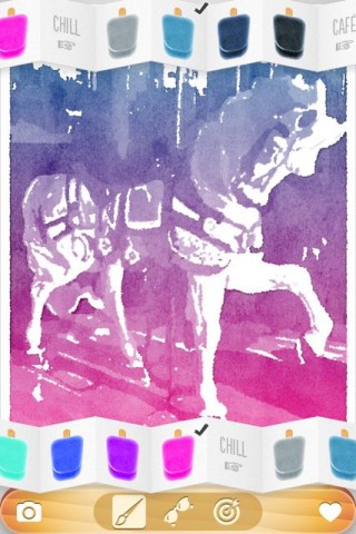 [iPhone, iPad] Popsicolor: 写真がみずみずしい水彩画になるアプリ。にじみ方が超リアル！ | AppBank