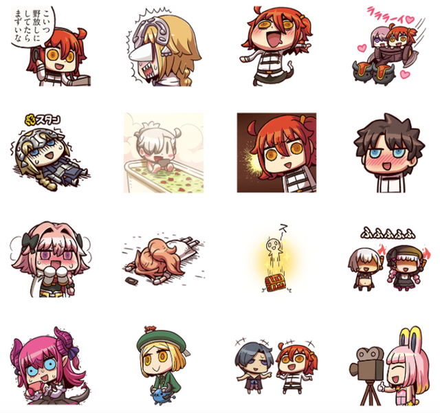 【FGO】LINEスタンプ第3弾「マンガで分かる！FGO」が配信開始 | AppBank