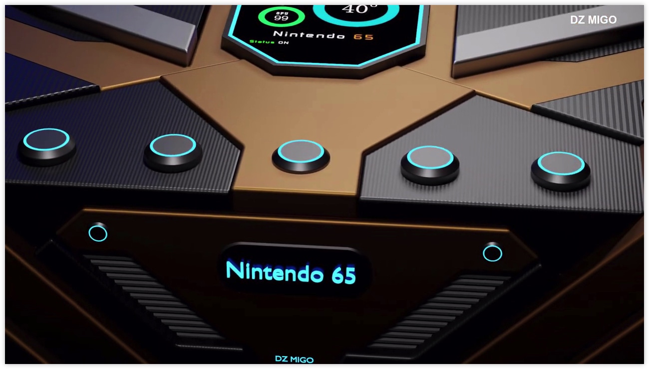 【NINTENDO64の発売から25周年】新モデル『Nintendo 65』が登場したら？ という作品がカッコいい | AppBank