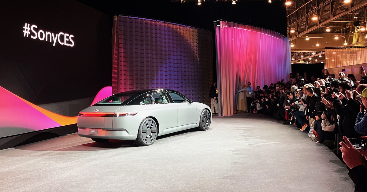 ソニー・ホンダモビリティが新型EVをCES2023で発表！ 実車を現地で撮影してきました!! ※写真と動画を追加して再送します | AppBank