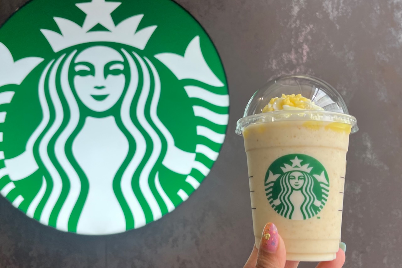 【スタバ新作】5月31日発売 #瀬戸内レモンケーキフラペチーノ 飲んでみた! カロリーや価格もまとめてチェック! | AppBank