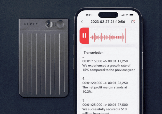 ChatGPTで通話内容を〝要約・箇条書き〟にできるAIボイスレコーダー「PLAUD NOTE」 | AppBank
