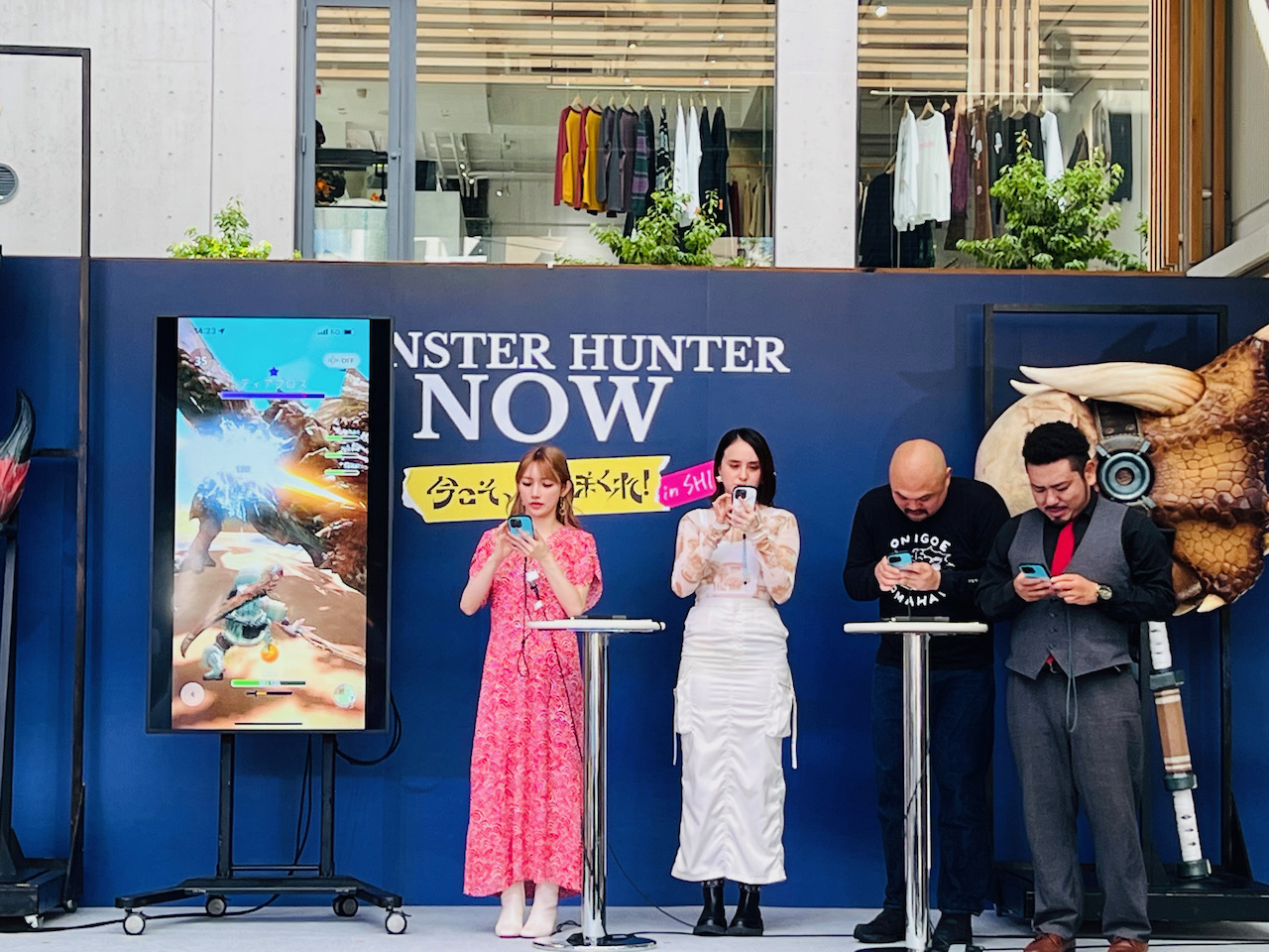 【モンハンNow】ゴマキ、鬼越トマホーク、石田ニコルが渋谷で一狩り！【リリース記念イベント】 | AppBank